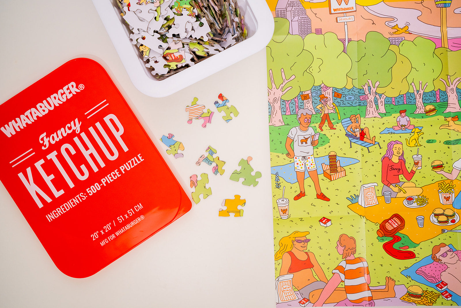 Whataburger Fancy Ketchup Puzzle – Sew Bonita