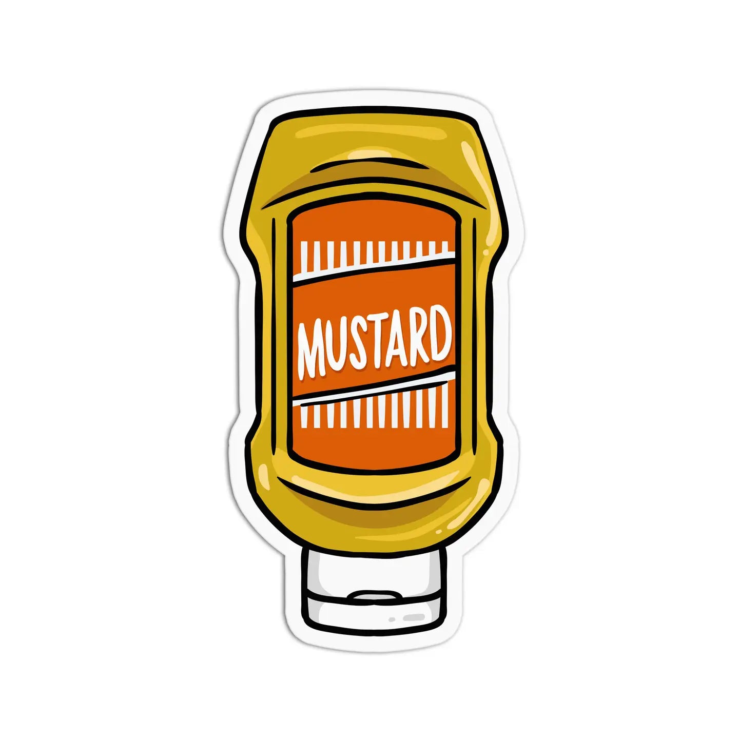 Mustard Sticker Textured Sticker – Sew Bonita