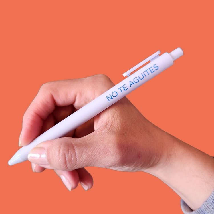 No Te Aguites Blue Ink Pen – Sew Bonita