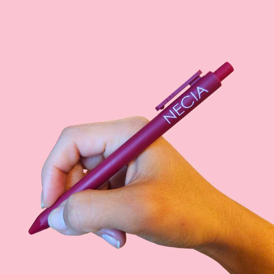 Necia Burgundy Ink Pen – Sew Bonita