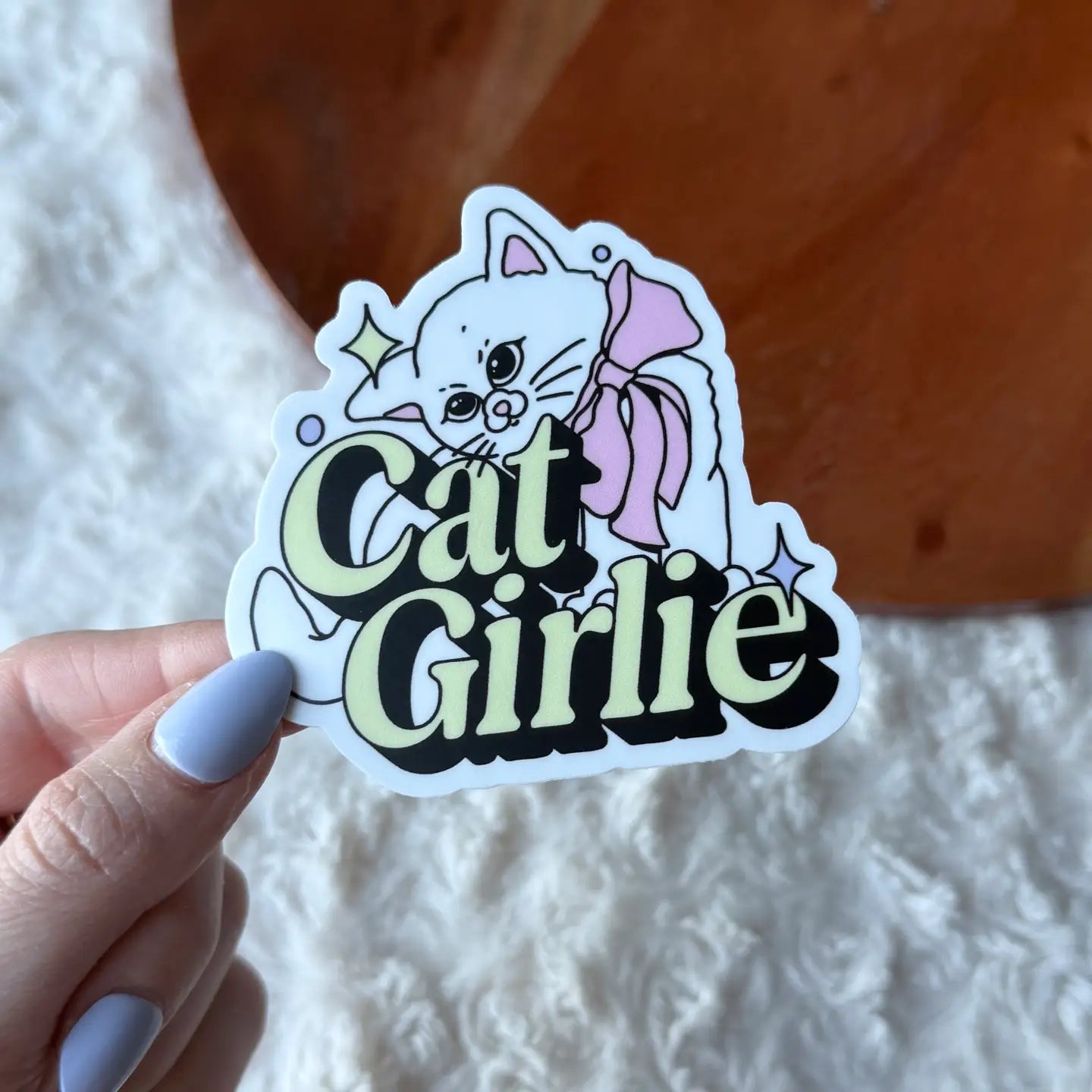 Cat Girlie Sticker – Sew Bonita