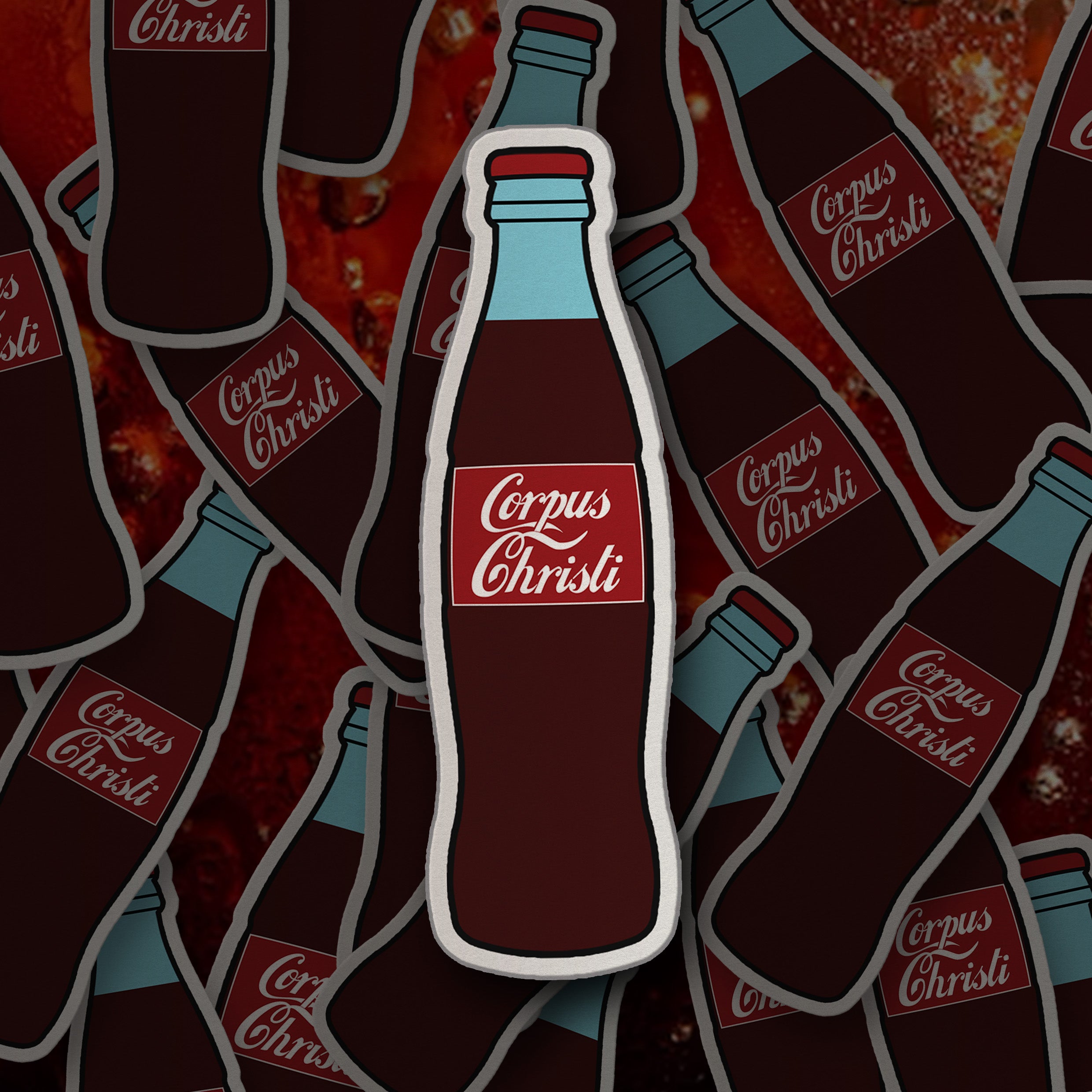 Corpus Cola Bottle Sticker – Sew Bonita