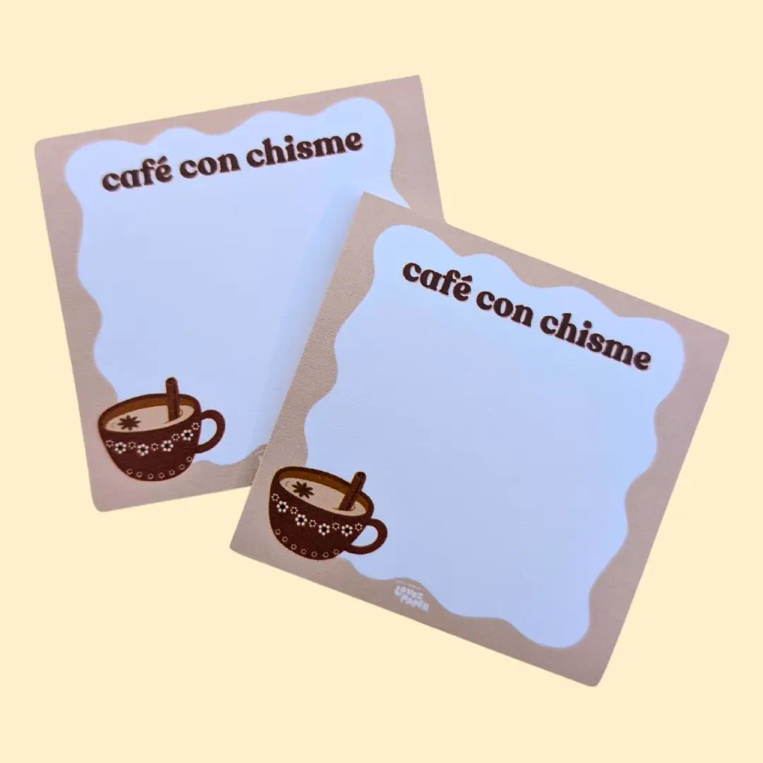 Cafe Con Chisme 3x3 Post-It Notes – Sew Bonita