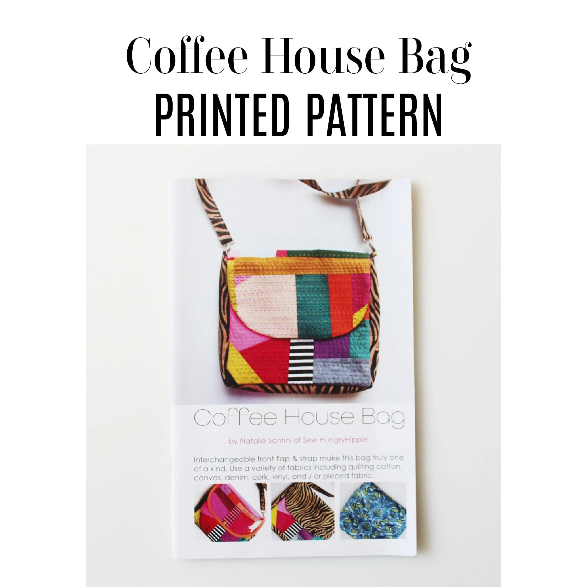 Coffee House Bag Sewing Pattern – Sew Bonita