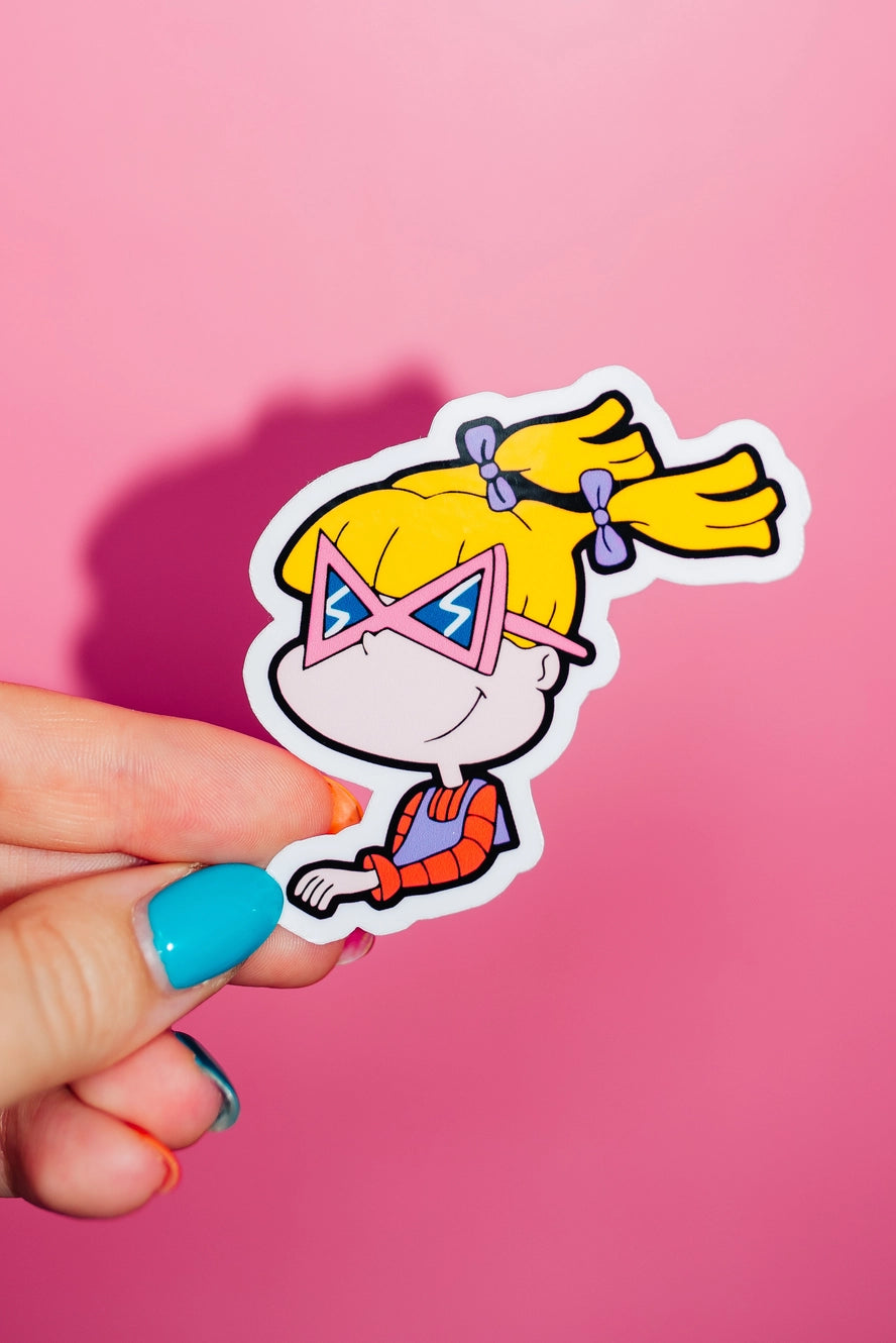 Angelica Rugrats Sticker – Sew Bonita
