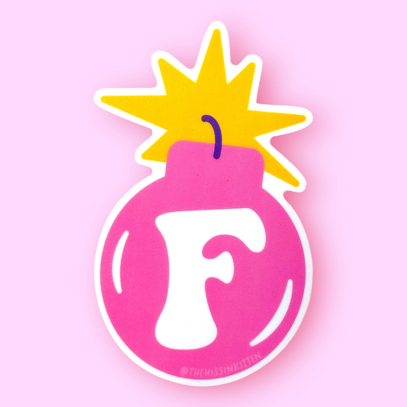 F Bomb Sticker – Sew Bonita