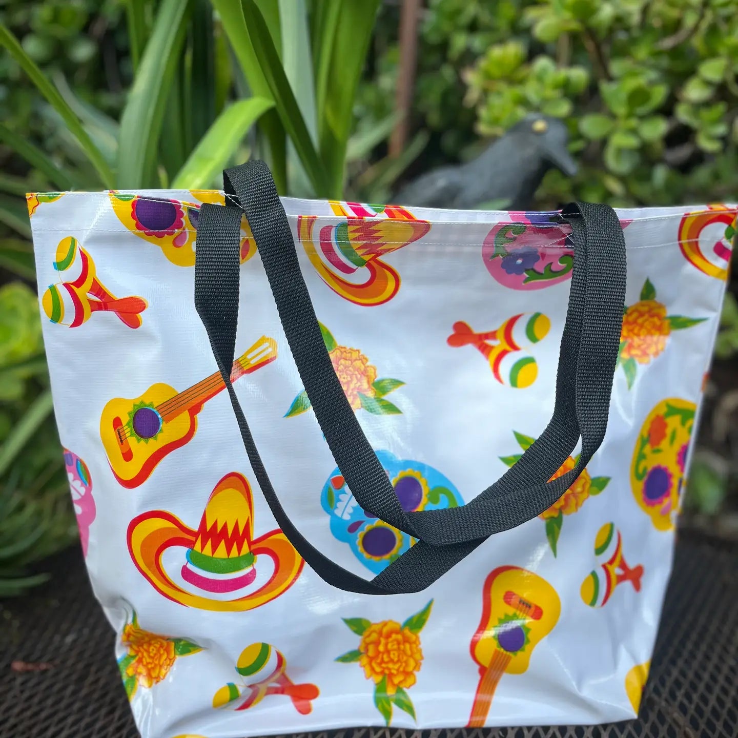 Fiesta White Large Tote – Sew Bonita