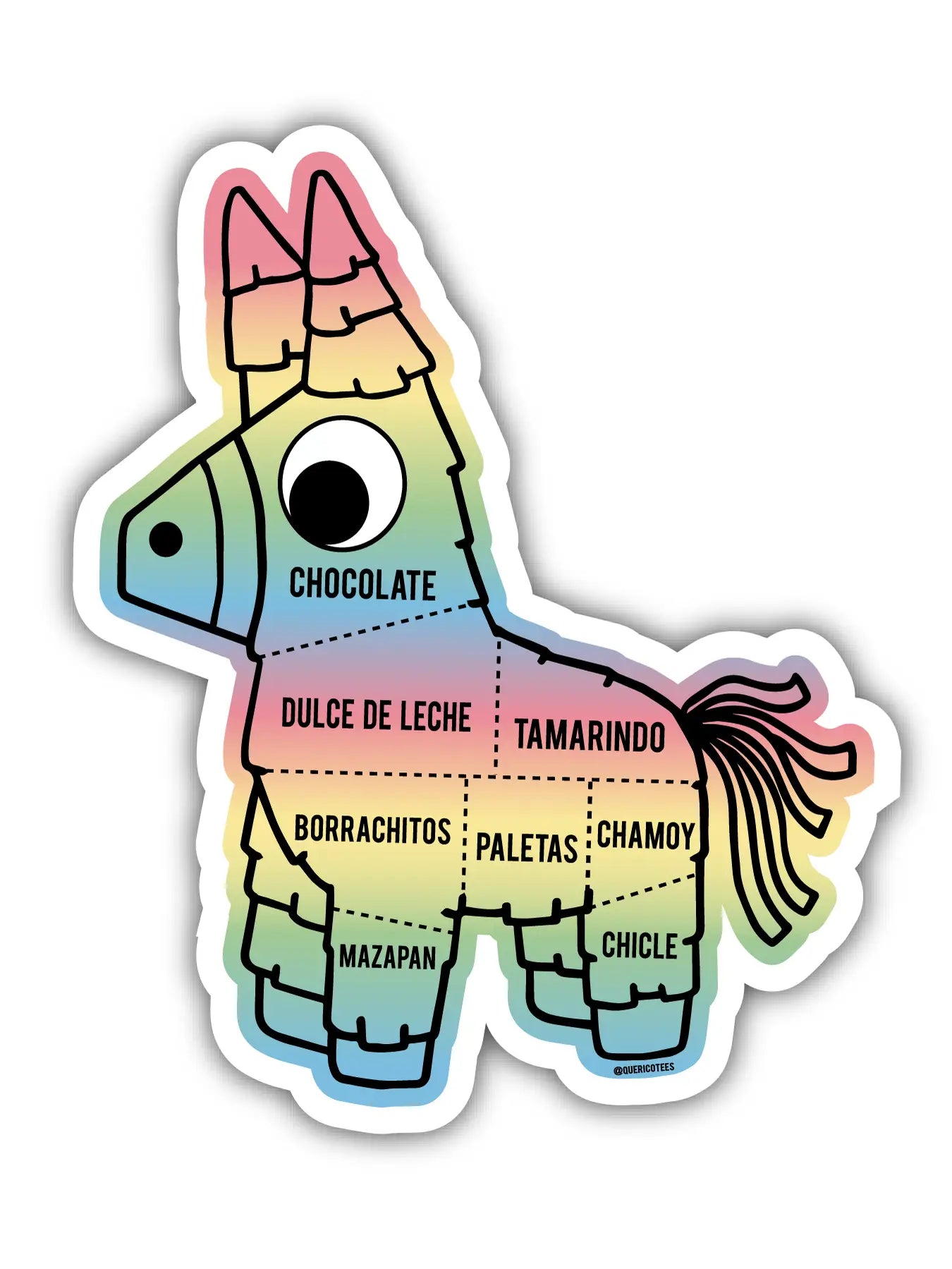 Dulce Pinata Sticker – Sew Bonita