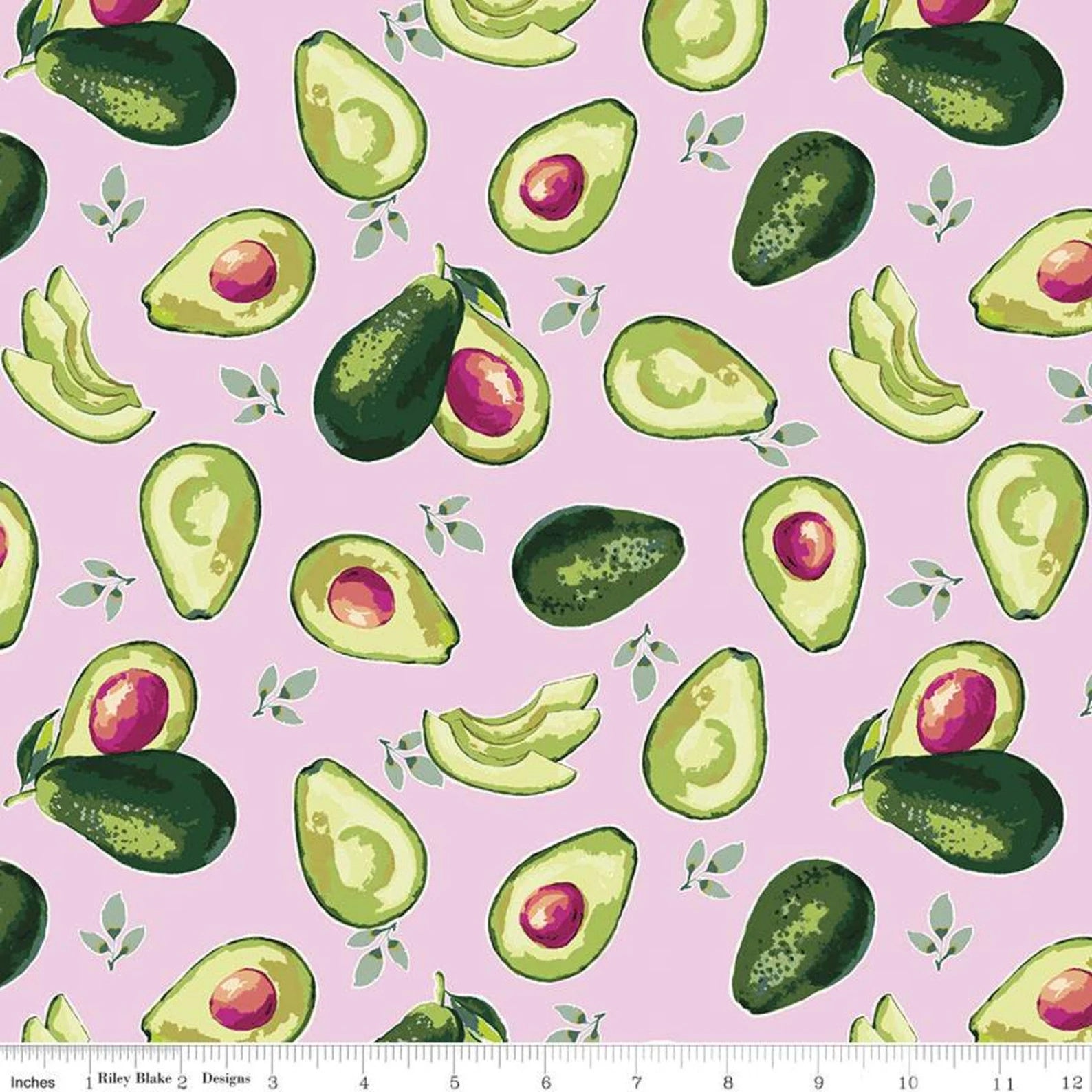 F1057 Lucy June Avocados Pink – Sew Bonita
